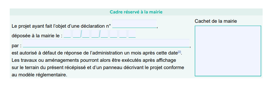 Accord tacite déclaration préalable
